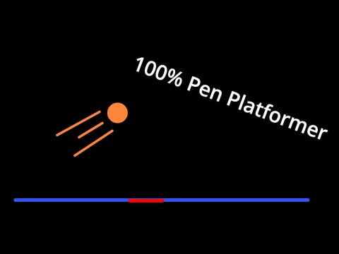 Pseudo 100% Pen Platformer #games #Griffpatch #Griffpatch_tutor
