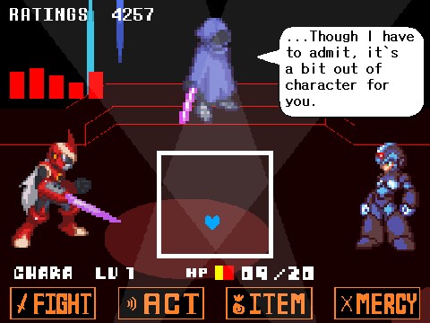 [V1.007] RISE, PROTOMAN (ROCKTALE - UNDERTALE AU)