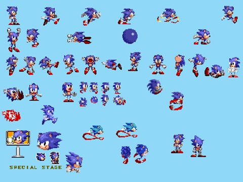 Toei sonic sprites (W.I.P) remix