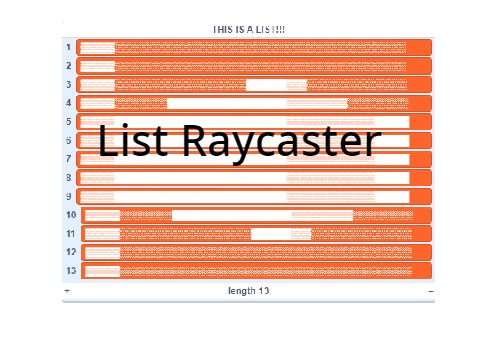 List Raycaster