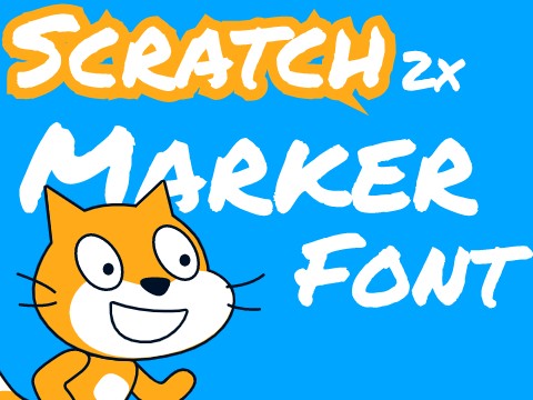 Scratch 2x Marker Typeface