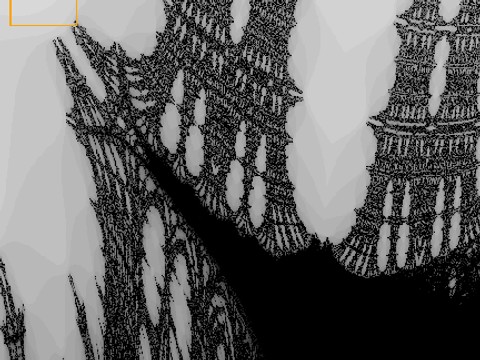 Zoomable burning ship fractal