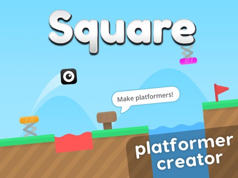 Square scrolling platformer creator #games
