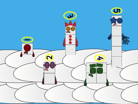 Numberblocks Band but heaven