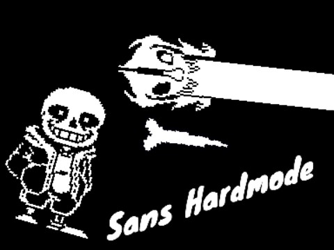 UNDERTALE Sans hard mode first attack