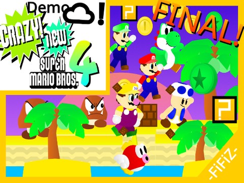 CRAZY New Super Mario Bros. 4 ! - Demo 1.5.4