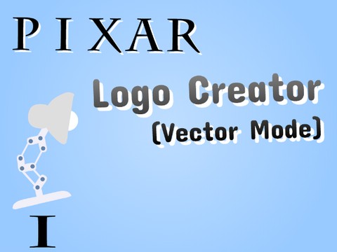 Pixar Logo Creator (Vector Mode)