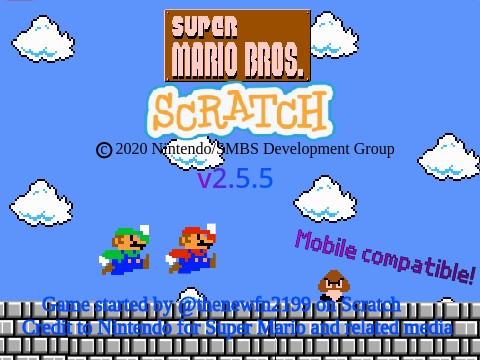 Super Mario Bros. Scratch (v2.5.5) (Mobile Compatible!)