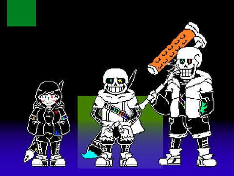 INK TIME TRIO my take [undertale au ink sans + bad time trio]