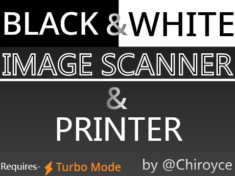 Image Scanner & Printer (Black and White)