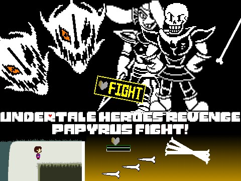 Undertale [hero's revenge] Papyrus fight