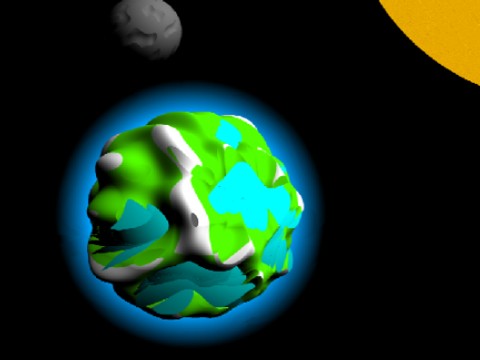 (kinda failed) planet raymarcher