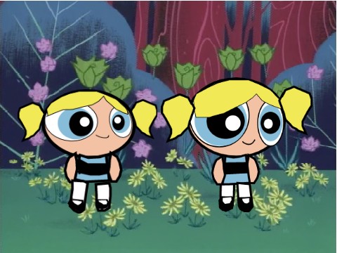The Powerpuff Girls" All Chalked Up bubbles sprite