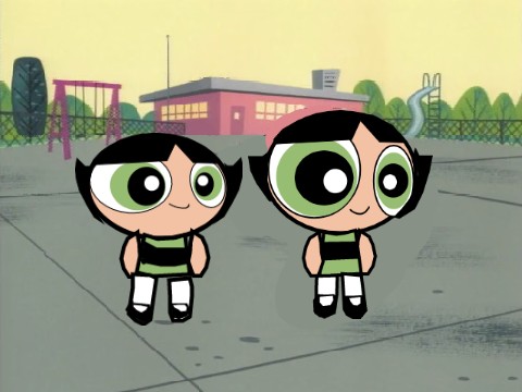 The Powerpuff Girls" All Chalked Up buttercup sprite