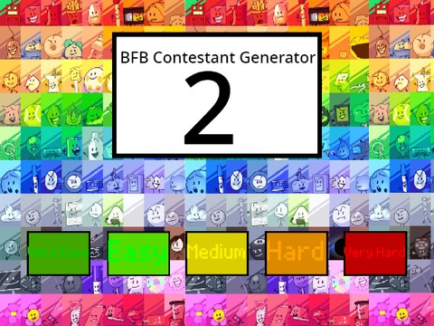 BFB Contestant Generator 2 (WIP) ALPHA