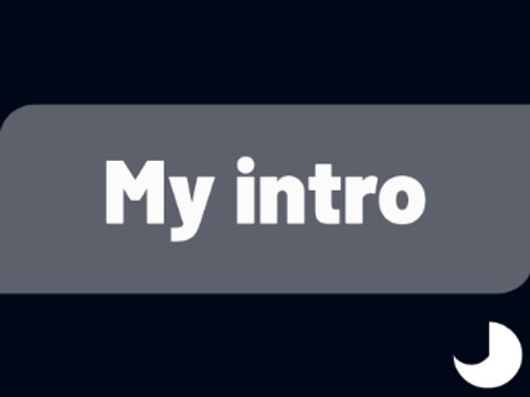 My intro