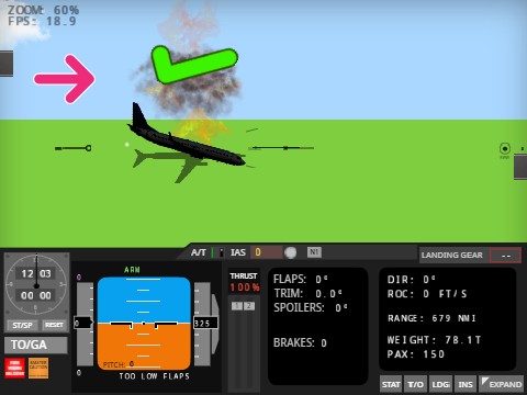 Flight Simulator / Boeing 737-800 / 2D / v1.2 remix