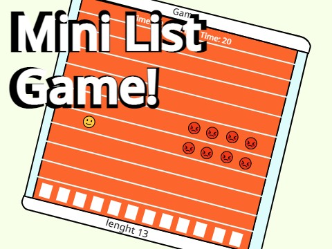 Mini List Game!