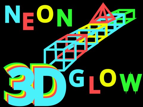 Neon Glow || 100% 3D Pen Platformer