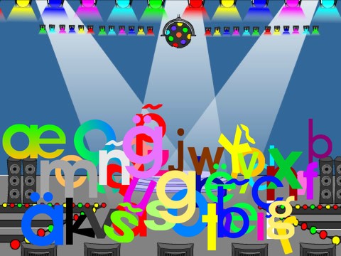 Changed the music and added specialcase a and g and dotless i and fixed s