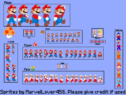 Custom Modern SMB Sprites