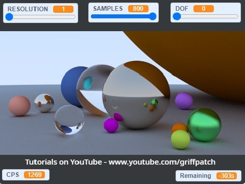 Griffpatch Raytracing Image
