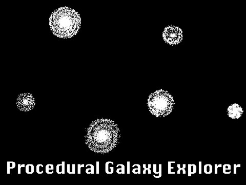 Procedural Galaxy Explorer