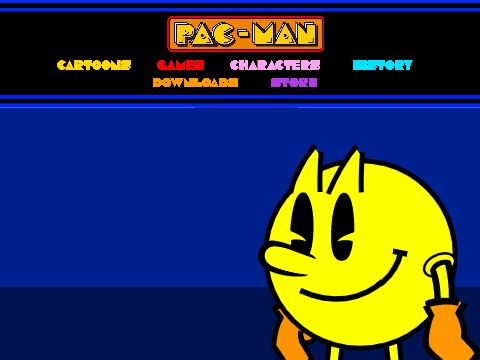 Pac-Man Main Page Concept 1: Maze