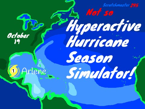 Not-so Hyperactive Atlantic Hurricane Season Simulator