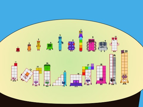 Numberblocks Band 1-20 (Better Size)