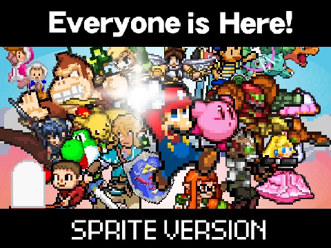 Everyone is Here Mural (Sprite Version)
