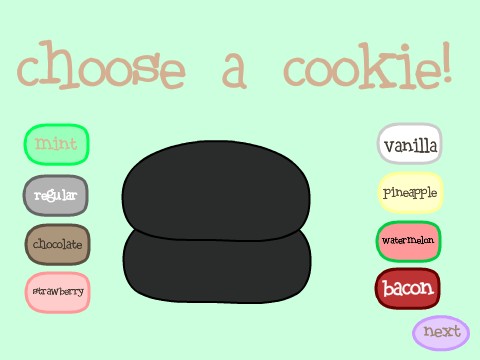 make a cookie