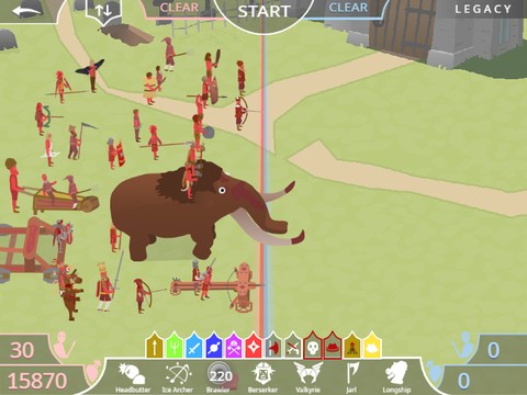 Totally accurate battle simulator.