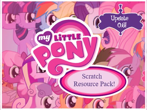 MLP My Little Pony Scratch Resource / Sprite Pack V.6