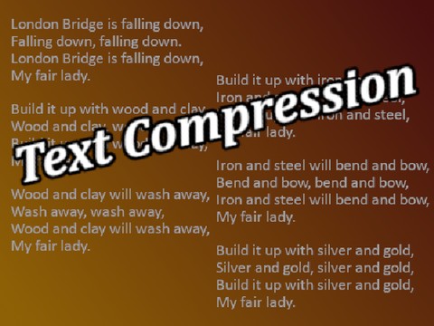 Text compression