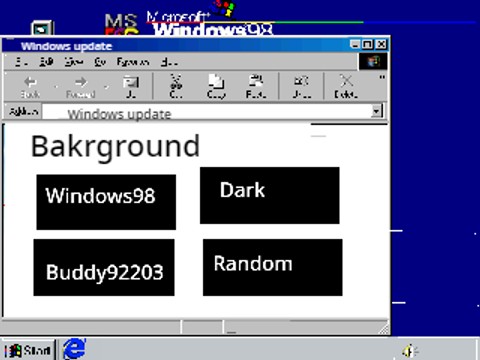 Windows 98 simulator