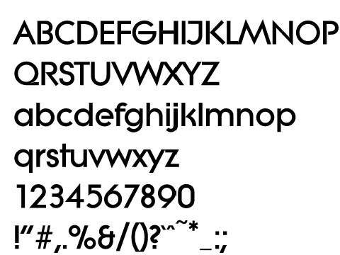 litera font in vector