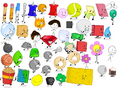 All BFDI Chase Running Sprites