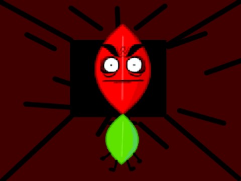 Leafy meets Evil Leafy...