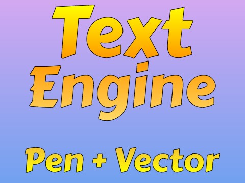 Text Engine (Vector + Pen) - V1.1.0