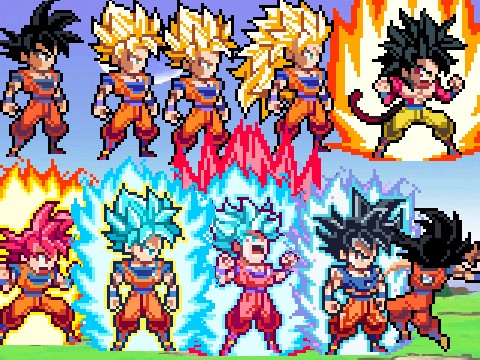 Goku Sprites package