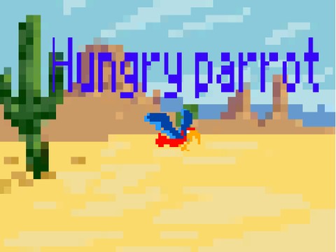 Hungry parrot