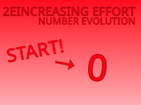 2EIncreasing Effort Number Evolution [ START → 0 ]