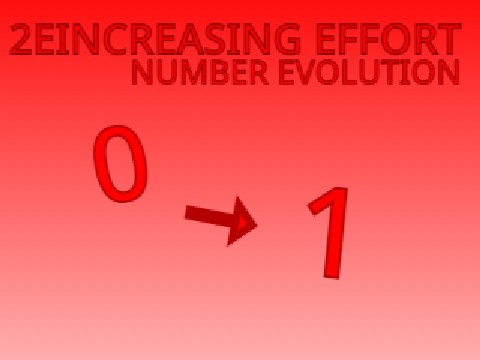 2EIncreasing Effort Number Evolution [ 1 → 2 ]