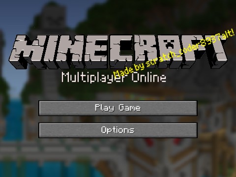 REVAMPED MENU! MULTIPLAYER Minecraft 2D V4.2C