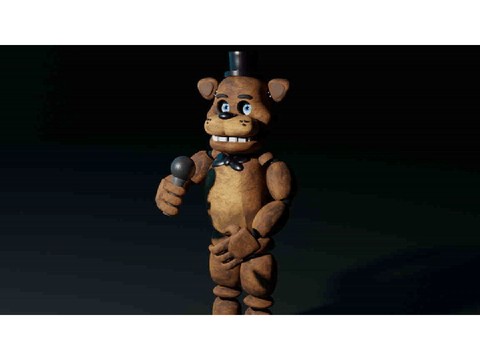 Freddy Fazbear Blender Model Animation
