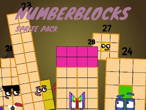 Numberblocks Sprite Pack (Blue Mist Style)