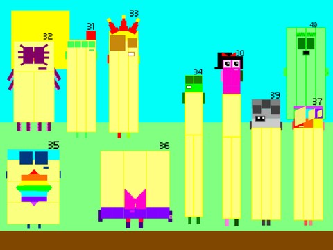 Numberblocks Band Retro 31-40