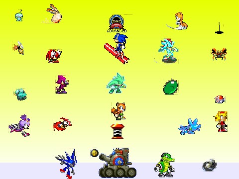 Sonic Advanced Sprites