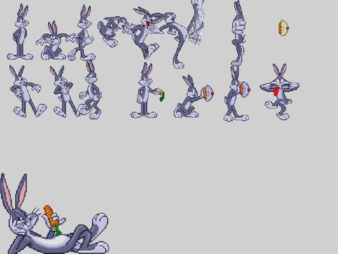 Bugs Bunny Sprites